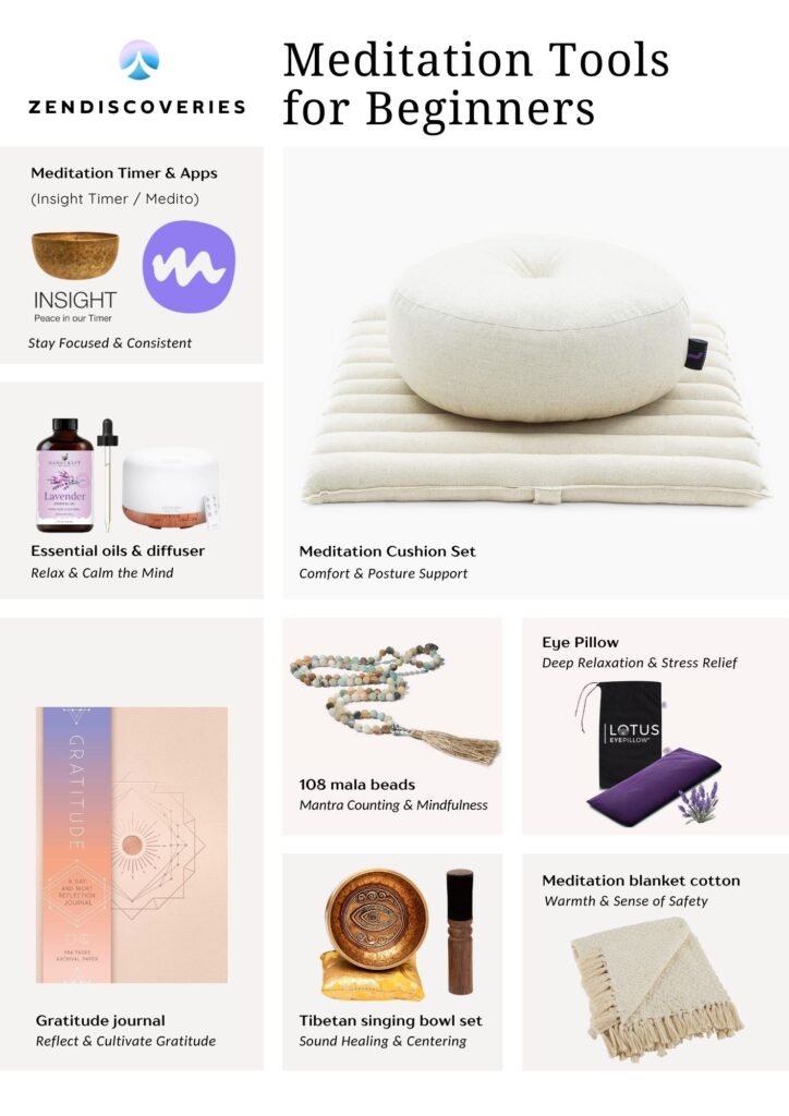 8 Must-Have Meditation Tools for Beginners (Simple & Practical) - Zen ...